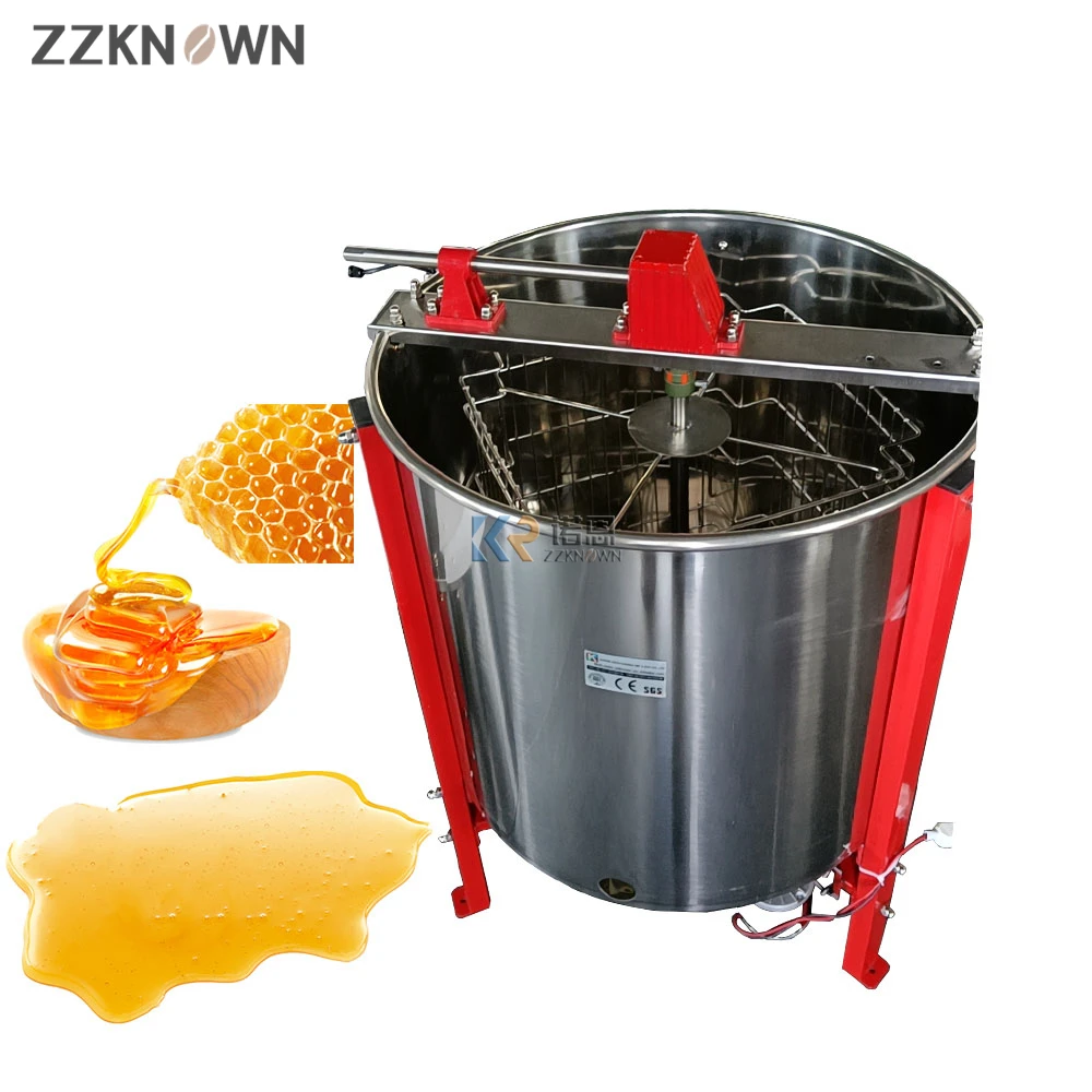 12 Frames Electric Honey Extractor Stainless Steel Honey Spinner With ...