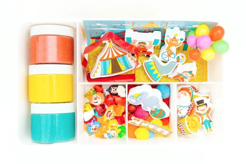 Circus Carnival Theme Party Decoration DIY Circus Kit Sensory Bin Kids ...