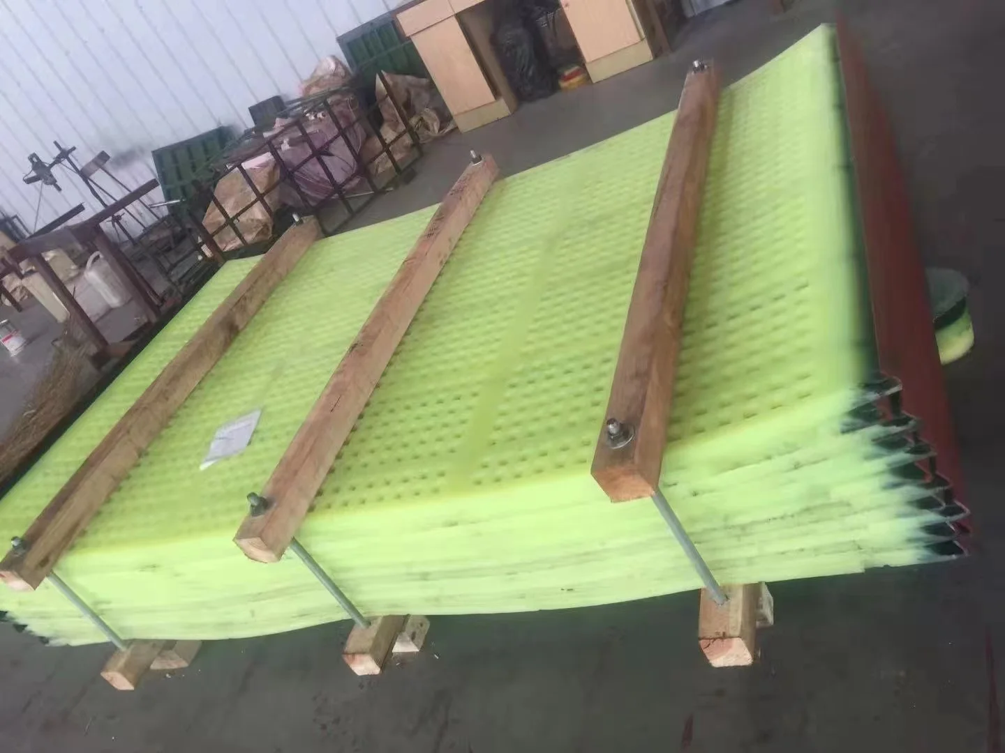 Polyurethane Linear Vibrating Screen Mesh Mining Sieve Shaker For Ore ...