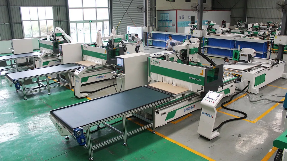 Furniture Cnc Nesting Machine Automatic Labeling 1325 Wood Router For ...