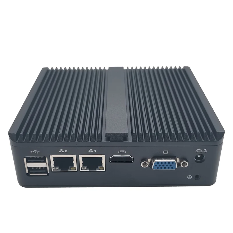 OEM Mini PC Dual LAN Port Fanless J4125 CPU 4GB RAM 128GB ROM USB HD-MI ...