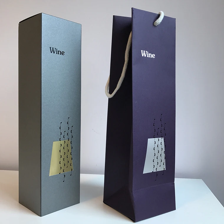 Custom Card Paper Boxes for Gin Brandy Alcohol Packaging
