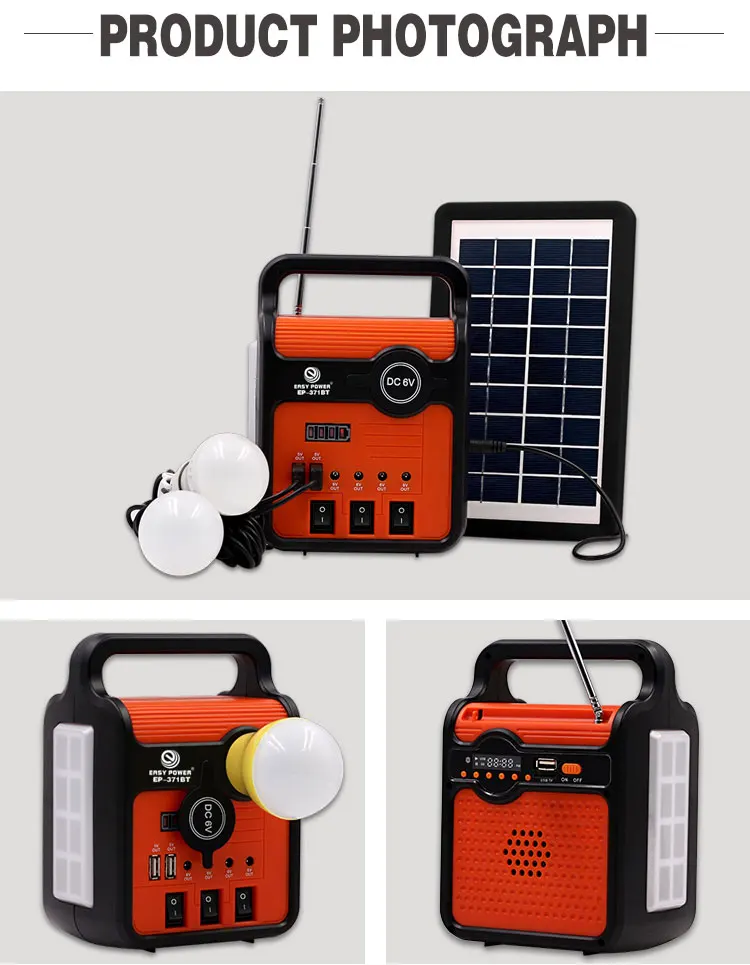 9v3w Portable Small Mini Solar Light Systems Off Grid Solar Panel Power ...