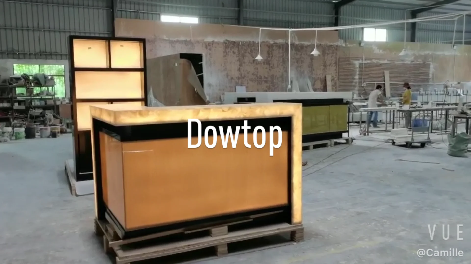 Solid Surface Modern Black Bar Counter Nightclub Wine Club Bar Table ...