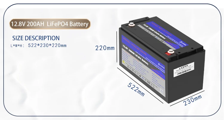 Lisha Explosive Models Rechargeable LiFePO4 Li-ion Batteries 12.8V ...