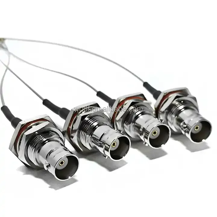 BNC Female Jack Nut Bulkhead to UFL/u.FL/MHF RF Coaxial Pigtail RG 1 ...