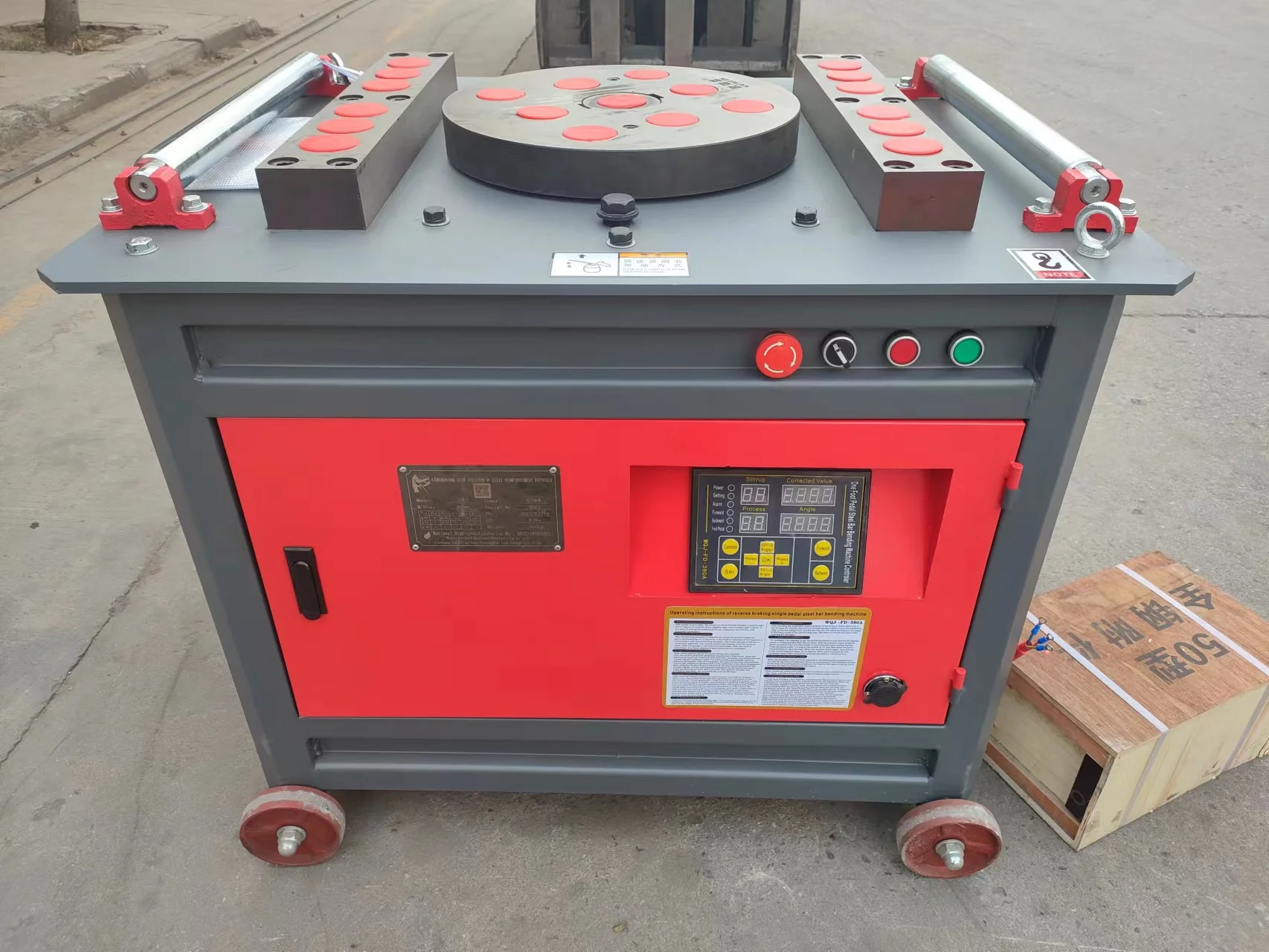 Construction Building Steel Bar Bender 6-40mm Rebar Angle Making ...