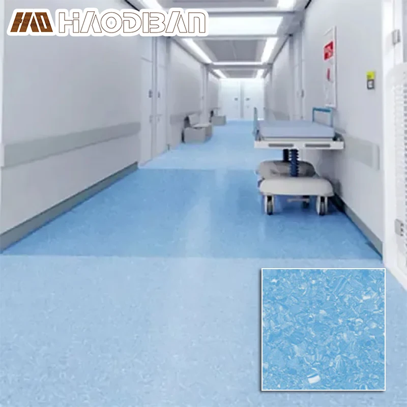 Anti Bacteria 2 Mm 3mm Thick R9 R10 Anti-slip Homogeneous Pvc Vinyl ...