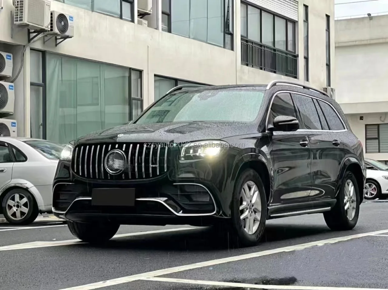 Body Kit Include Front Bumper Assembly Rear Lip Exhaust For Mercedes Benz Gls X167 20-23 Change ...