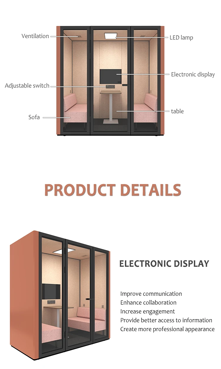 Flexspace 2024 Modular Private Meeting Pods - Soundproof & Stylish