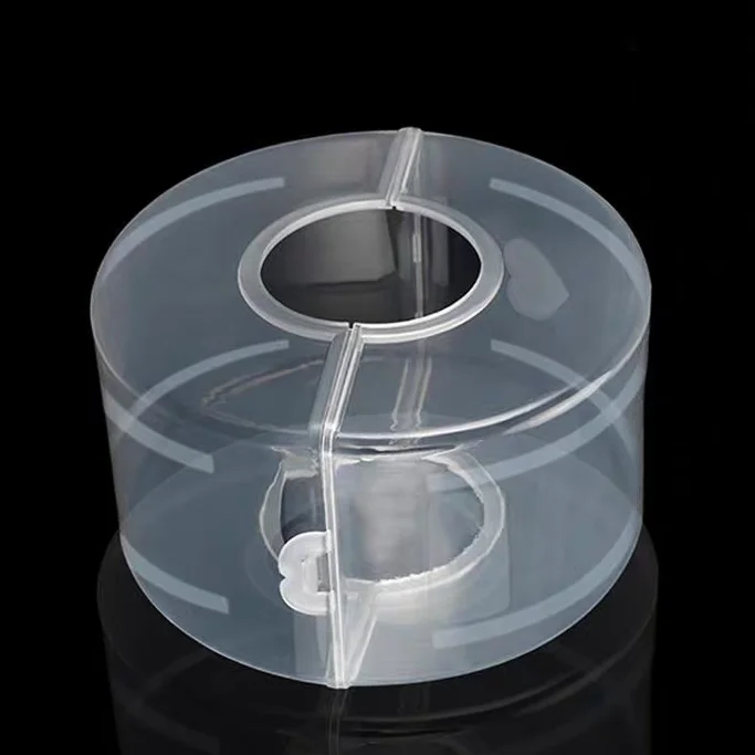 White Transparent PP Chemical Splash Guards Visible Flange Protector ...