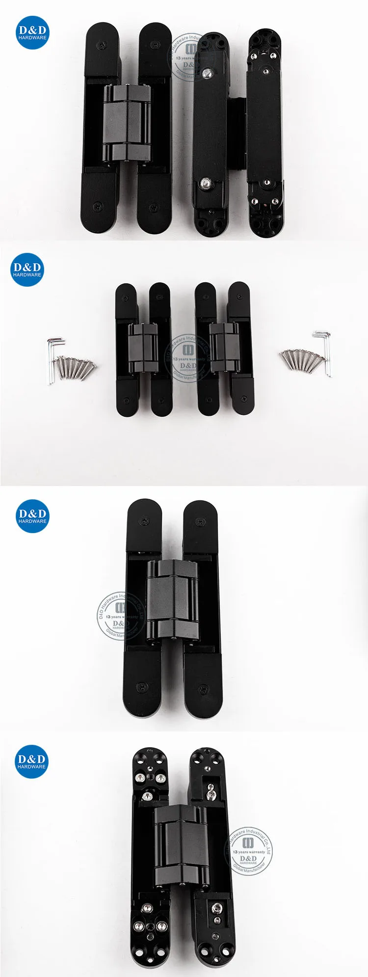 Concealed Hinge - Heavy Duty 3D Adjustable Door Hinges