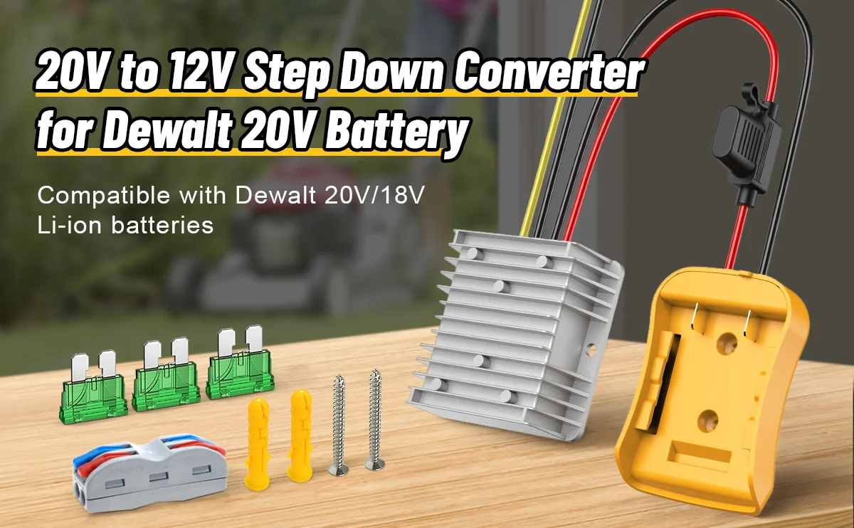 DC 12V 20A 240W Buck Converter Regulator 20V to 12V Step Down Converter ...