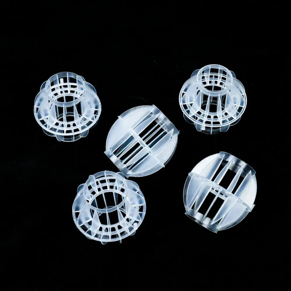 Water Purification Tower Packing Filter Media Plastic PP Sphere ...
