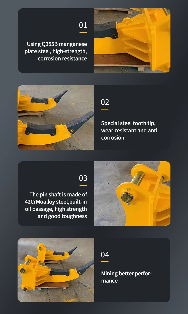 Ripper Excavator Attachment Construction Equipment Hot Sale Competitive ...