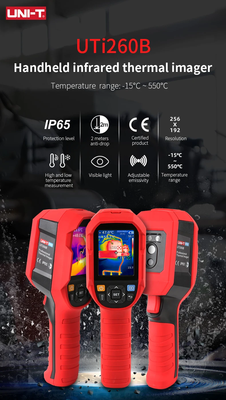 UNI-T Uti260b Thermal Imager - Precision Industrial Camera