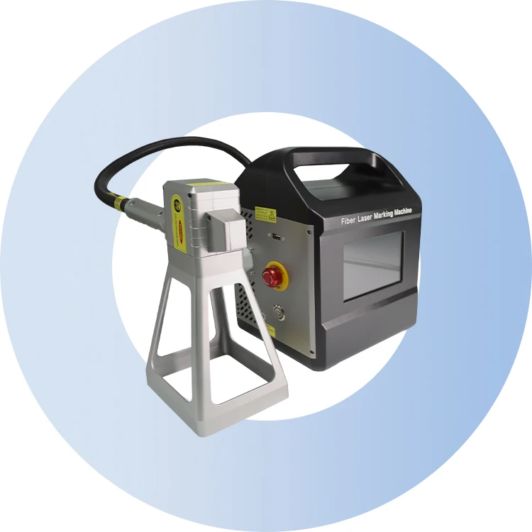 S20w Mini Portable Handheld Smart Fiber Laser Marking Machine Metal New ...