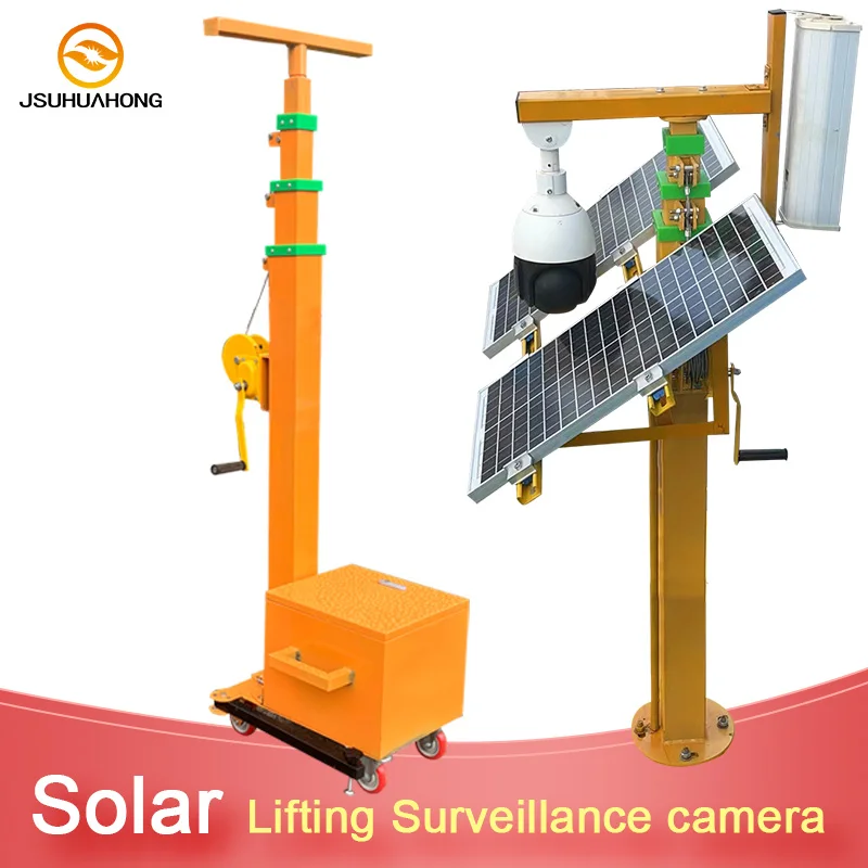 Production Factory Manual Lifting Of Solar Lighthouses,Outdoor Mobile ...