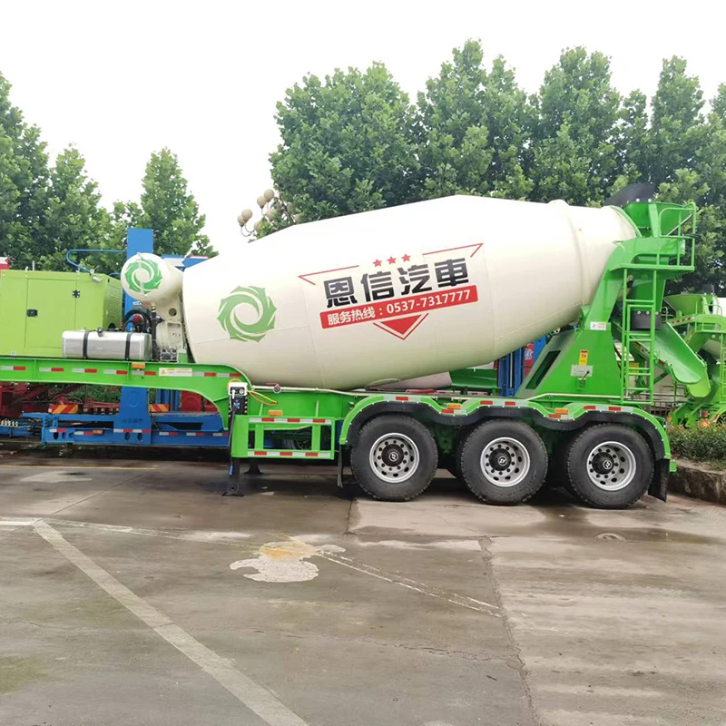 Support Customized Concrete Mixer Trailer Cement Mixer Semi Trailer ...
