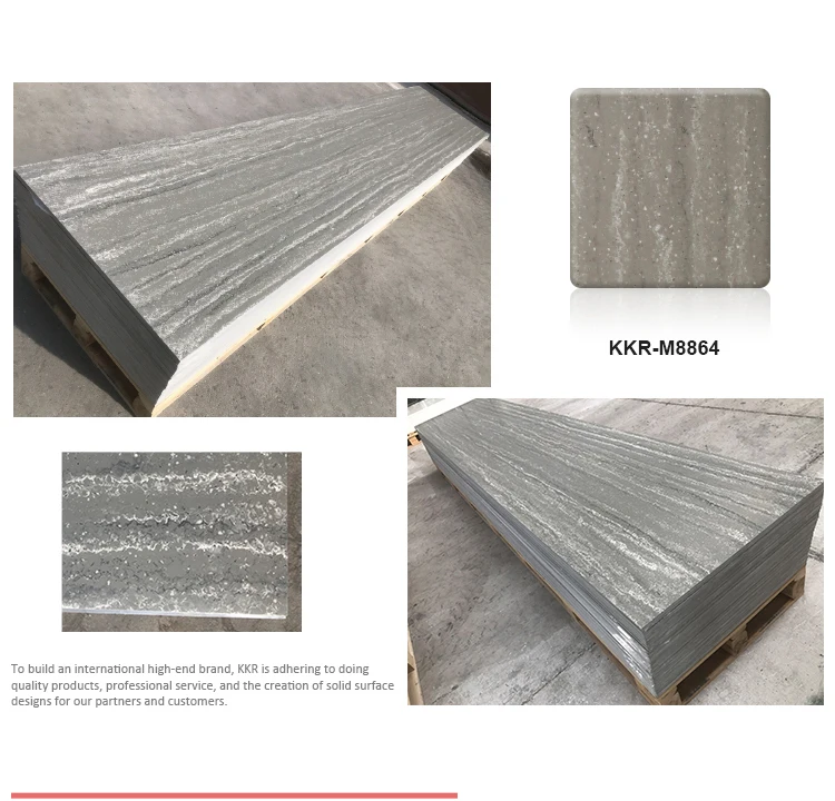 Thermoforming Solid Surface Slabs Artificial Sheet For Kitchen Top ...