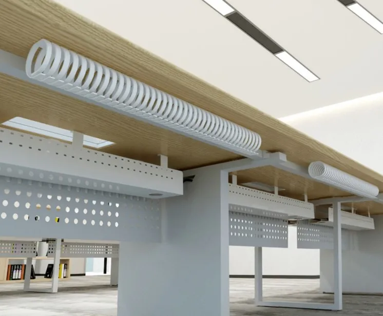 ABS Horizontal Under Office Desk Cable Manager Cable Management Cord ...