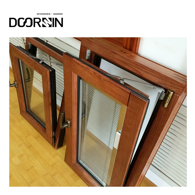 Doorwin Commercial Modern Heat Insulated Wooden Tilt Turn Windows House ...