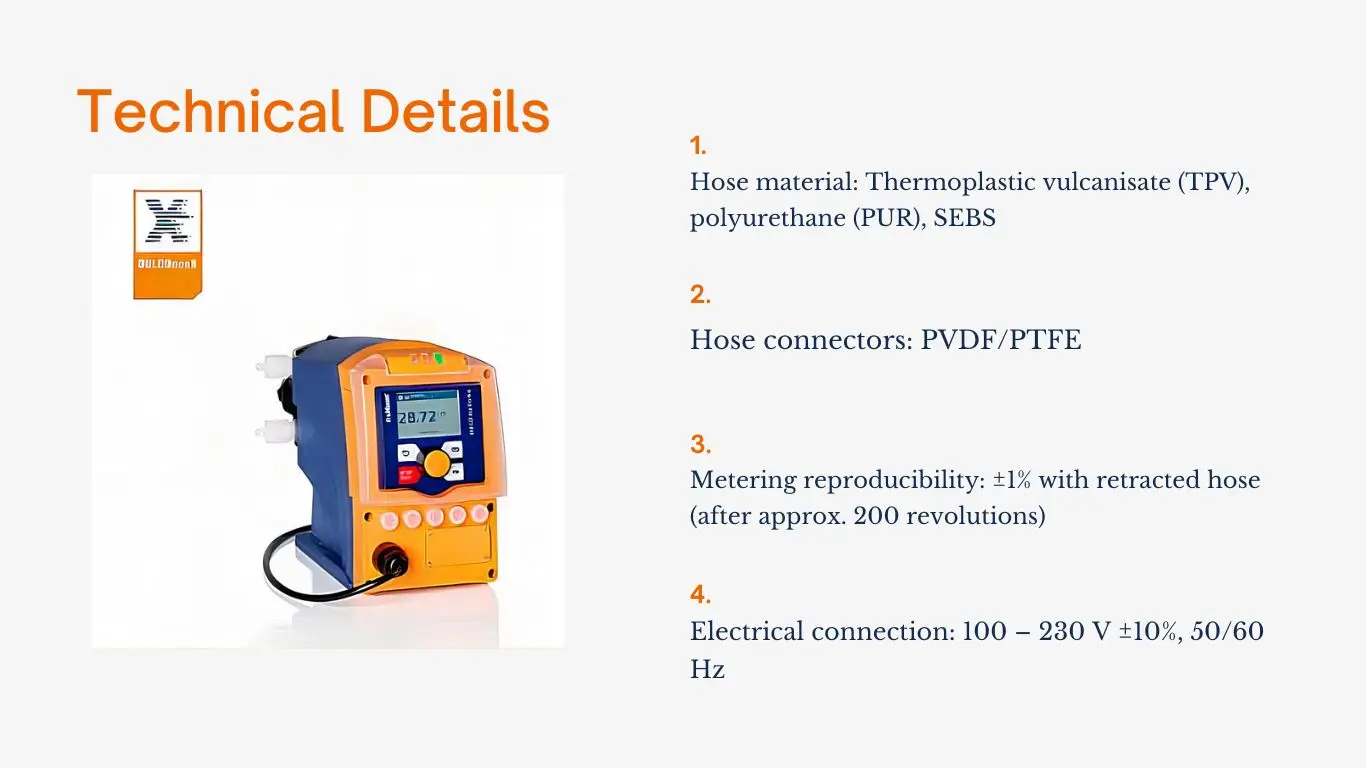 Intelligent DULCOFLEX Dfxa Dosing Pump for Wastewater Treatment