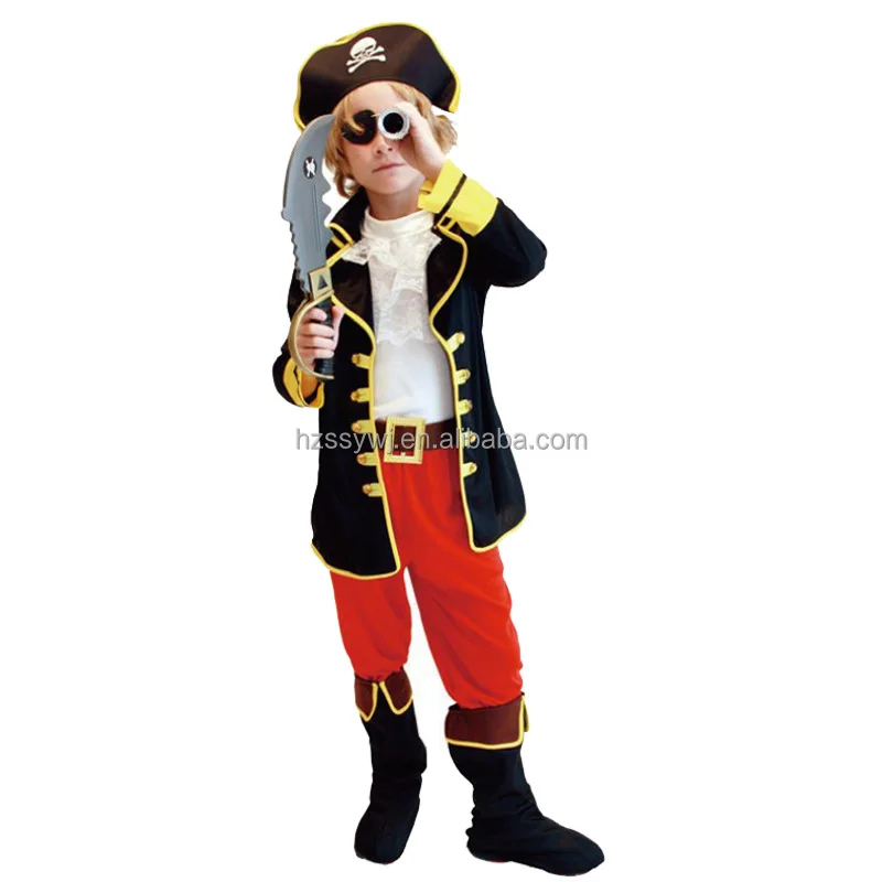 Deluxe Children Pirate Set Halloween Carnival Party Dress up Caribbean ...