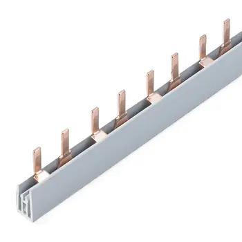 Distribution Busbar,Pin Type 2 Pole 63a Copper Mcb Bus Bar - Buy ...