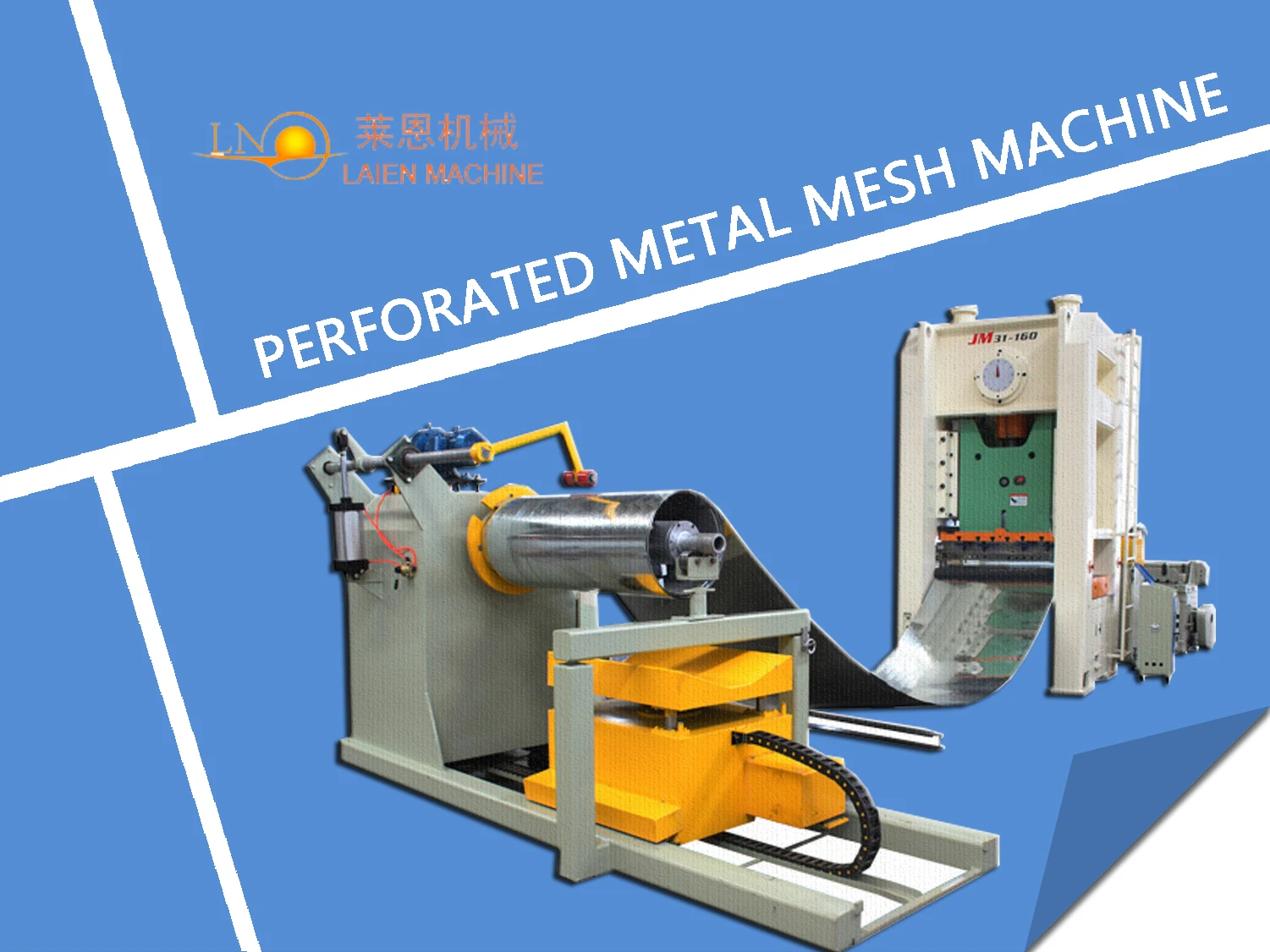 Sheet Metal Perforating Stamping Production Line - Buy Sheet Metal ...