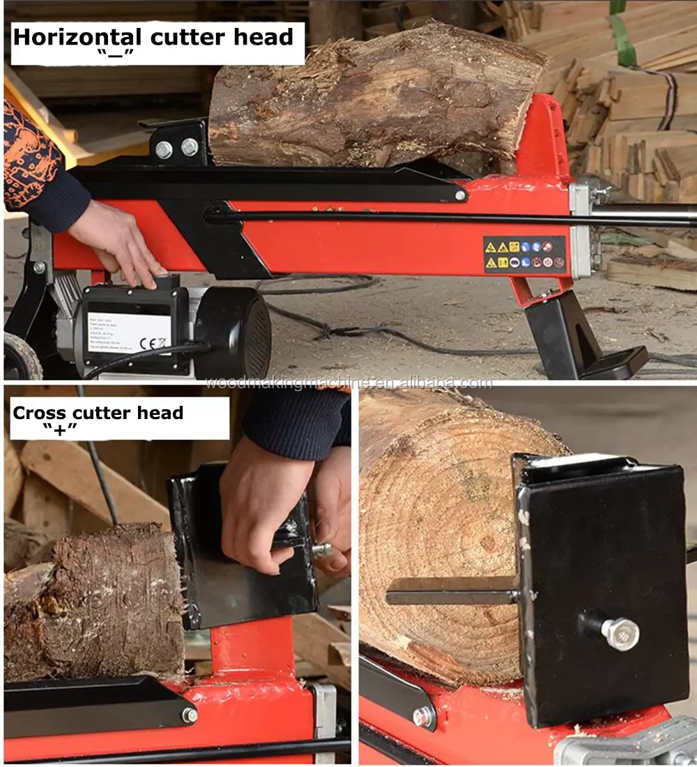 Chines Firewood Processor Log Splitter Hydraulic Electric Wood Factory ...