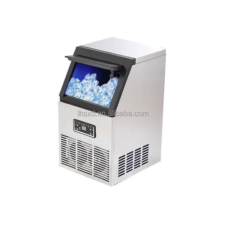 500kgs Automatic Ice Dispenser With Water Dispenser Automatic Ice Cube ...