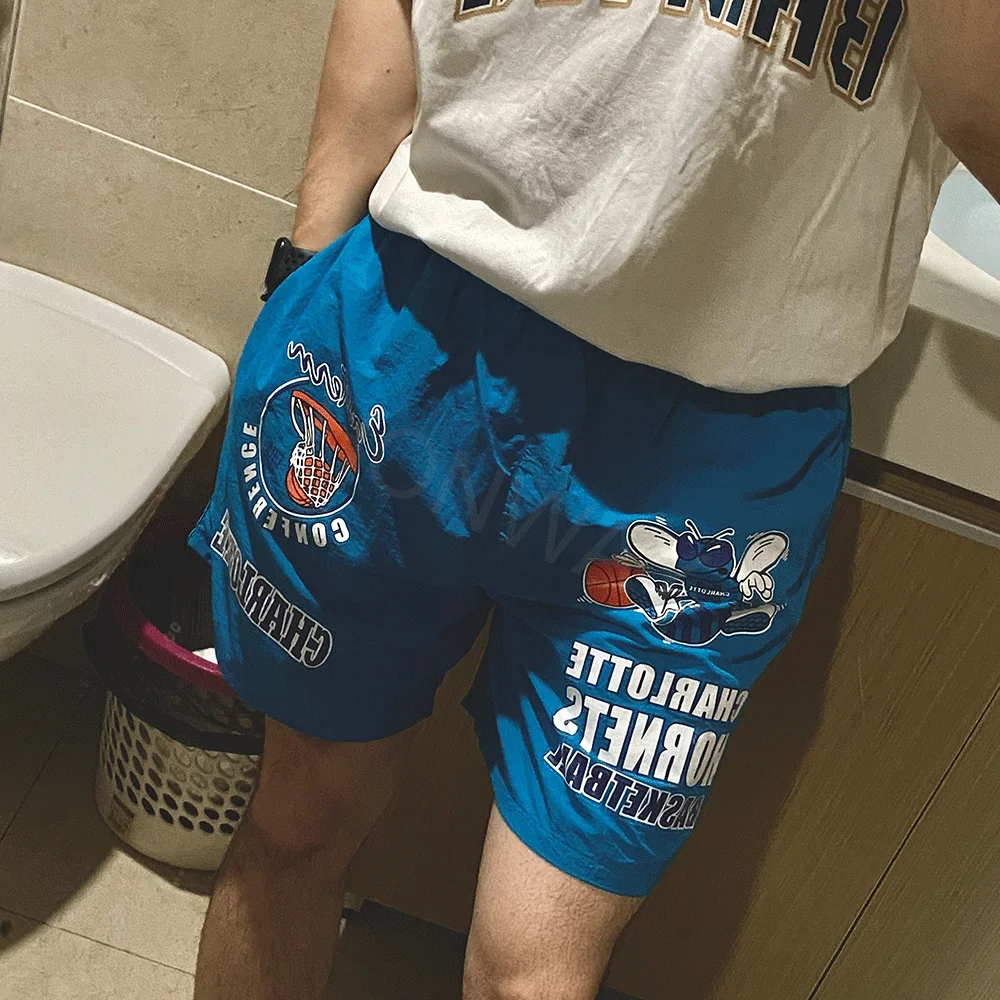American Men's Basketball Loose Sports Designer Shorts Men Custom Nylon ...