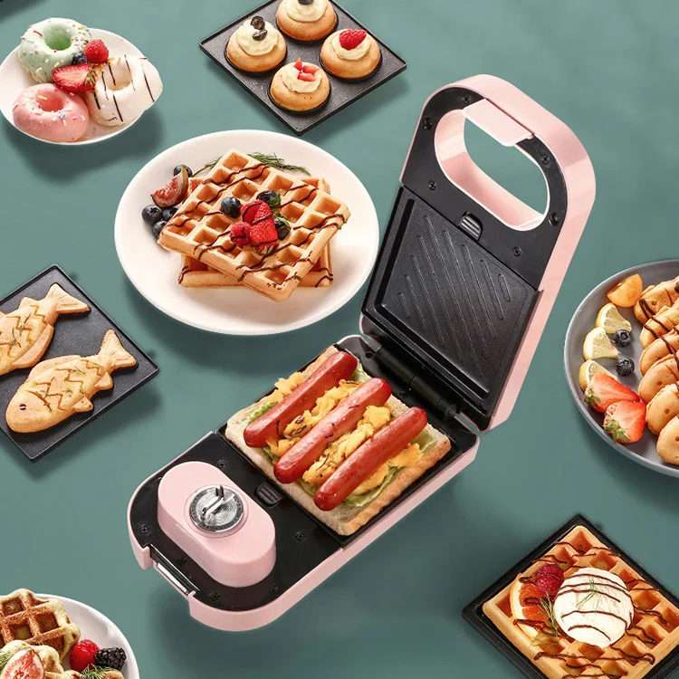 cheap stainless steel flat plate sandwich toaster grill waffle maker ...