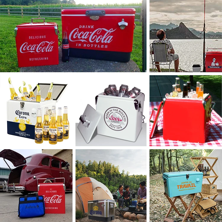 20L CORONA Ice Chest Cooler Box - Vintage Style & Insulation