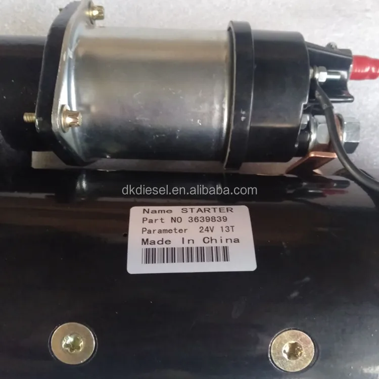 50mt 24v Diesel Engine Parts Starter Motor 3639839 - Buy 3639839,24v ...
