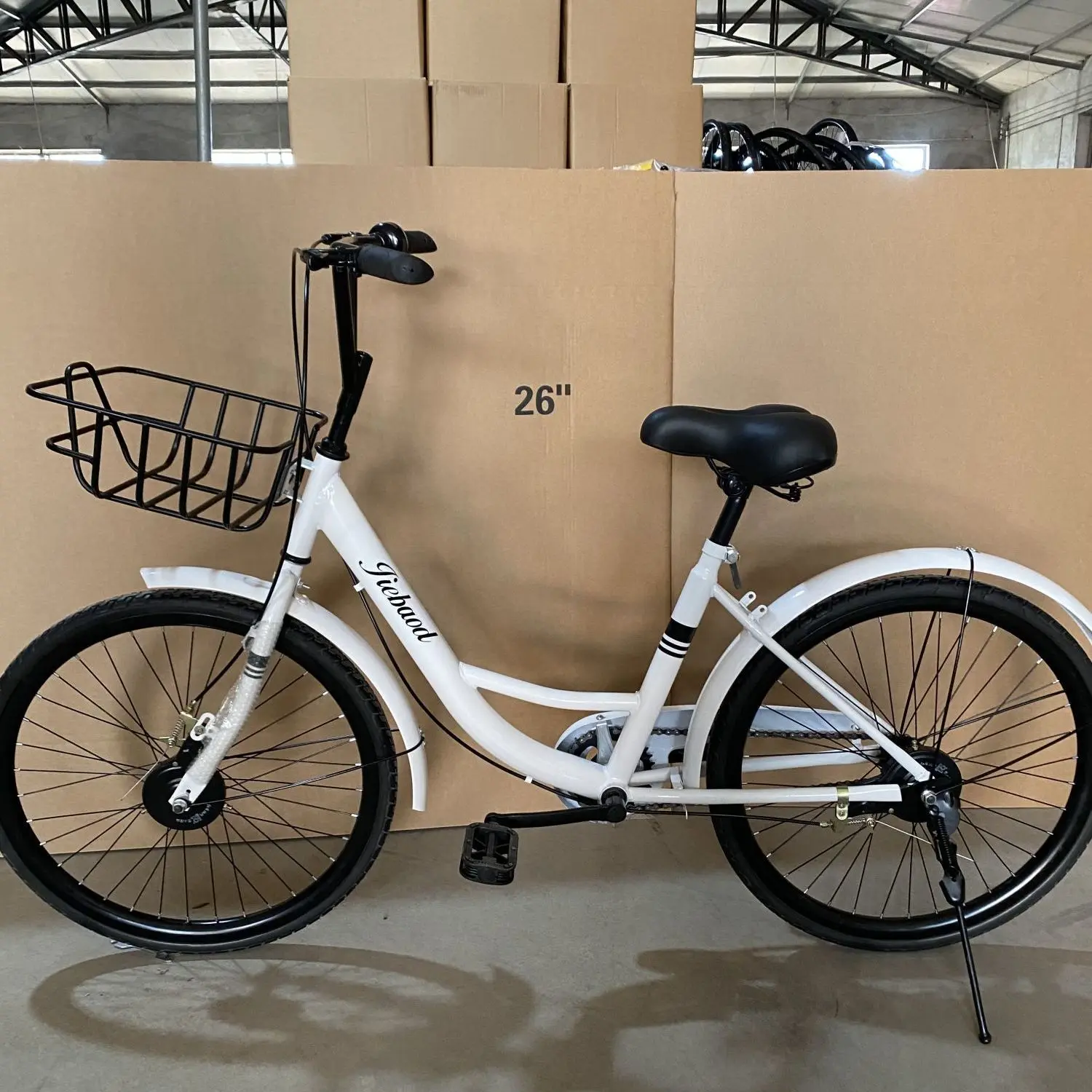 26" New Model Lady Bicycle/bike/cycling With Basket - Buy Cruiser Bike ...