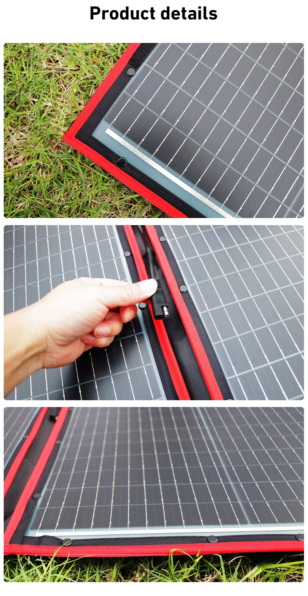 Dokio 18V 300W Flexible Foldable Portable Solar Panel Kits Waterproof ...