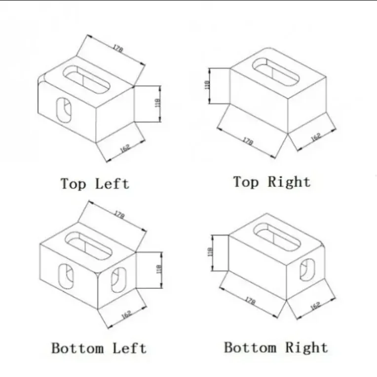 Iso1161 Container Corner Fitting Prefabricated Container House Corner ...