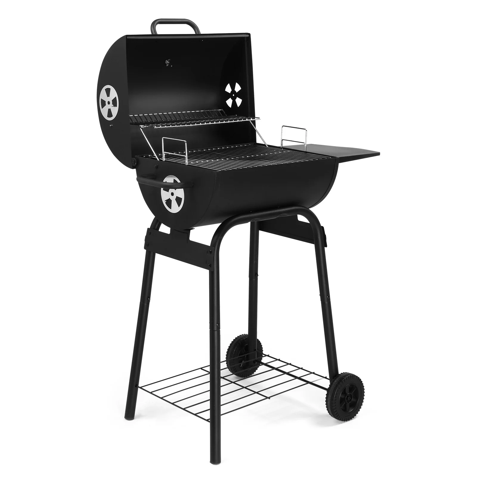Corten Steel Barrel Barbecue Smoker BBQ Grill Charcoal| Alibaba.com