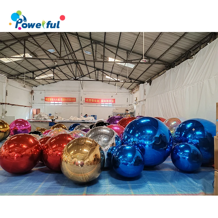 Hanging Inflatable Mirror Ball Mirror Balloon Giant Mirror Sphere for ...