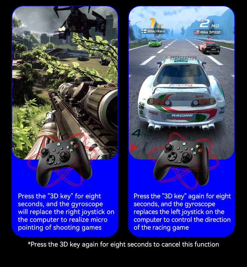 G11 Wireless Game Controller - Versatile for Switch & PC