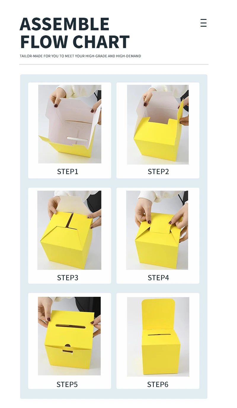 Ballot Box Cardboard For Election Suggestion Boxes With Stand For ...