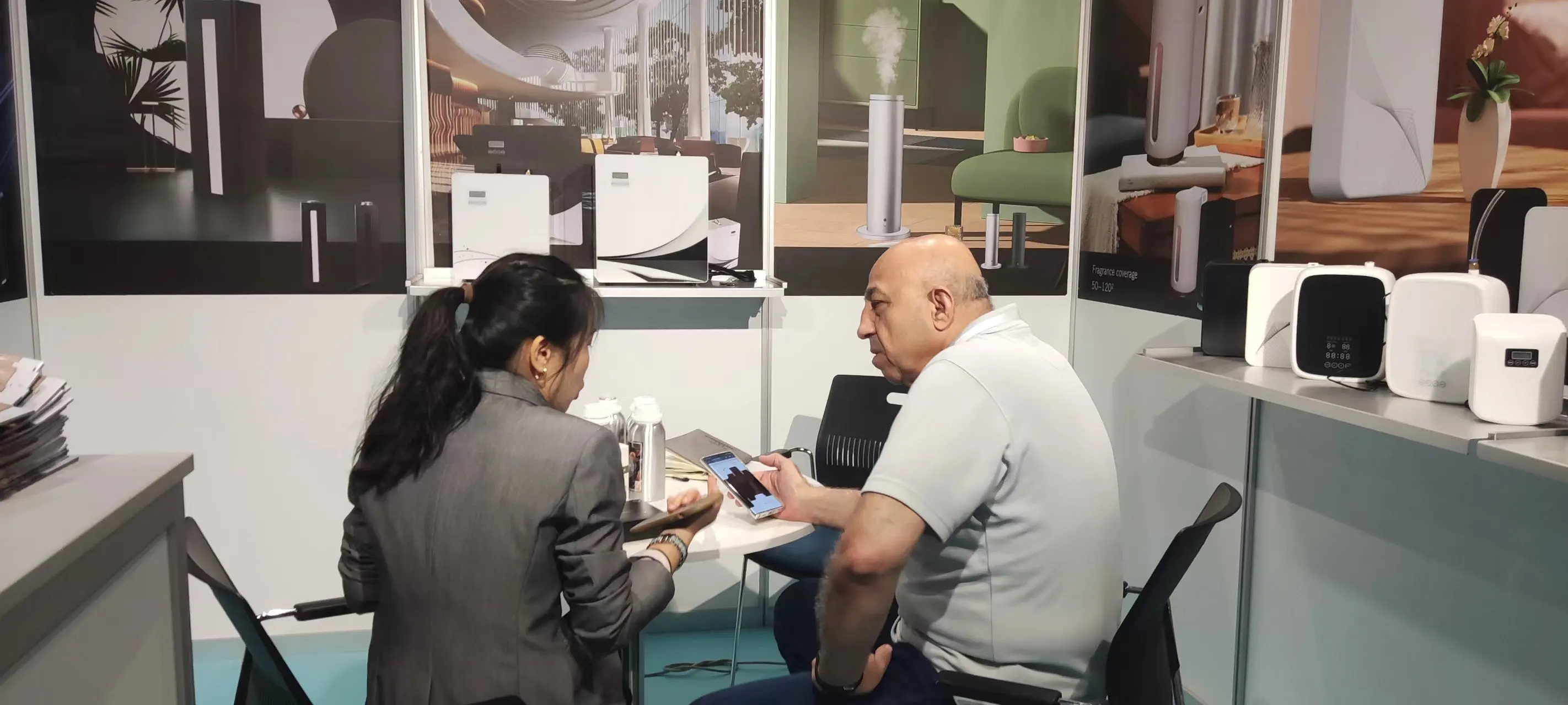 Custom Logo Car Aroma Nebulizer Essential Oil Diffuser Luxury Mini ...