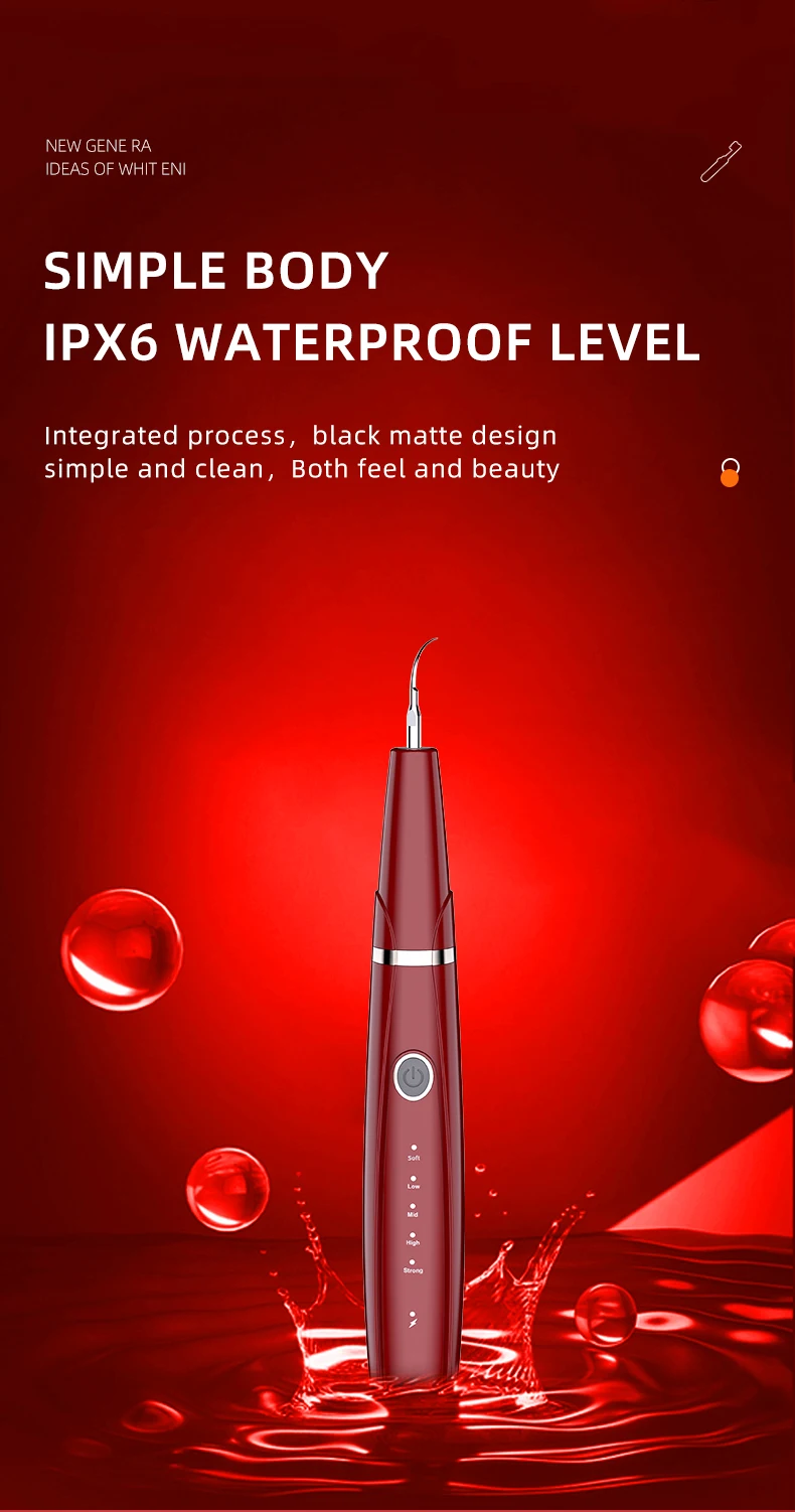 Electric Sonic Dental Calculus Plaque Remover Tool Kit Tooth Scraper ...