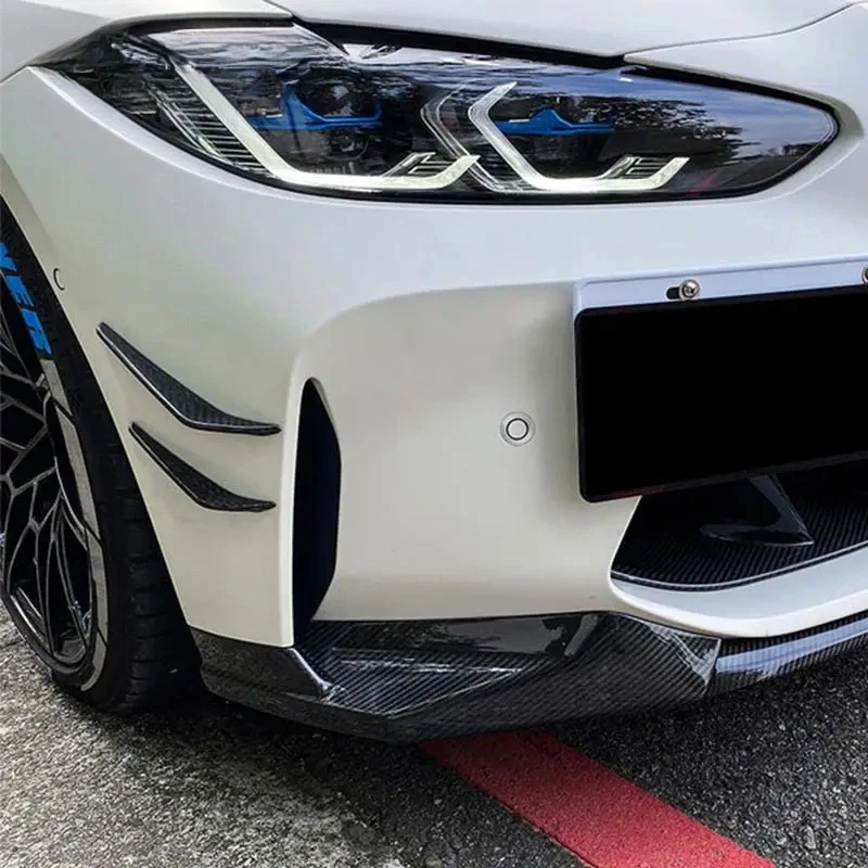 Mp Style Dry Carbon Front Bumper Side Canards For Bmw M3 G80 M4 G82 G83 Cs Gts 2020+ - Buy ...