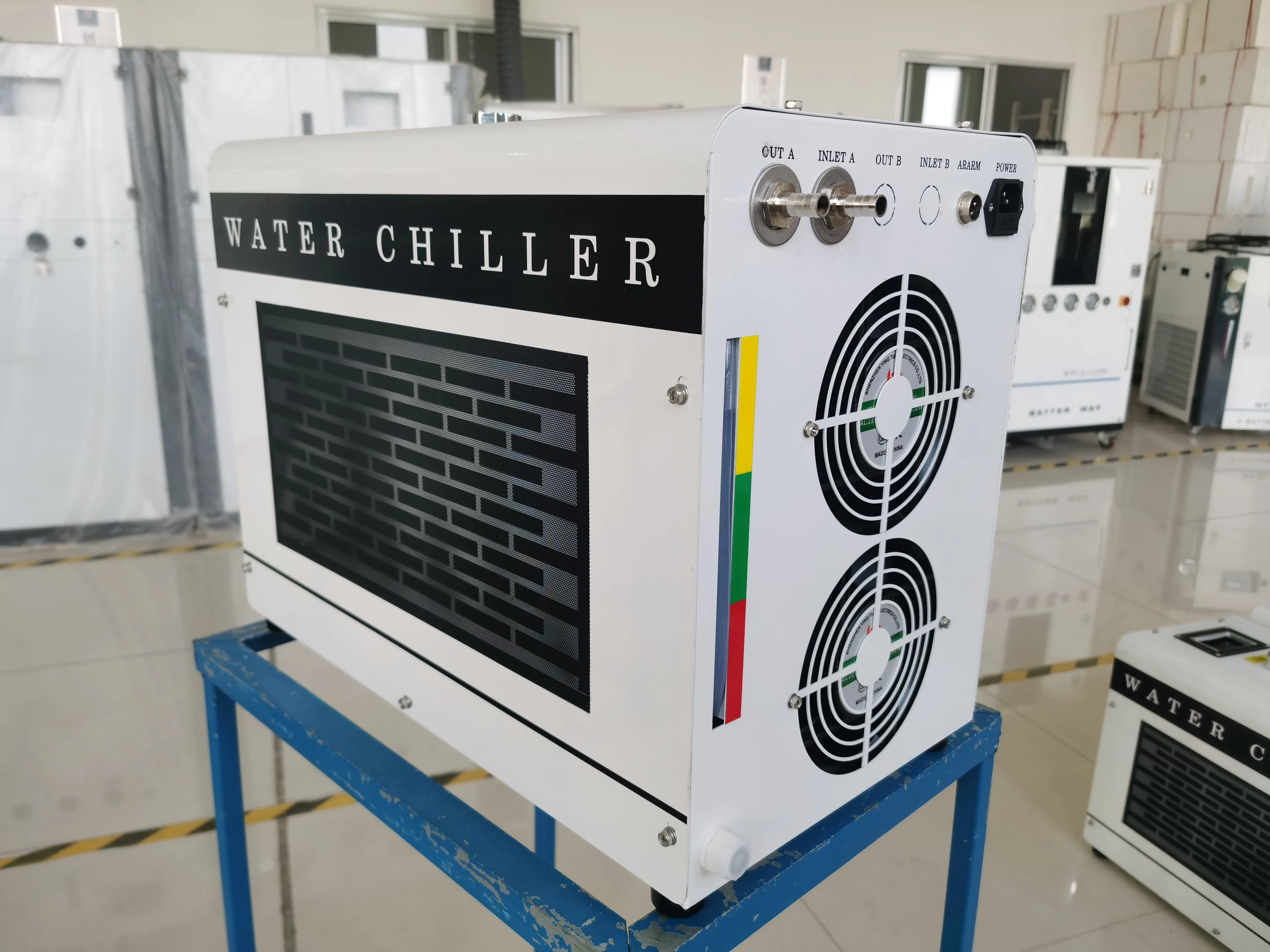 Small Air Cooling Water Industrial Chiller 80w Co2 Laser Tube Cooling Chiller Machine Water ...