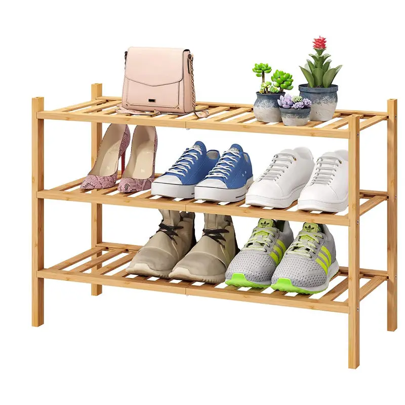 Modern Wooden Shoe Rack Multi-layer Simple Cheap Shoe Storage Cabinet ...