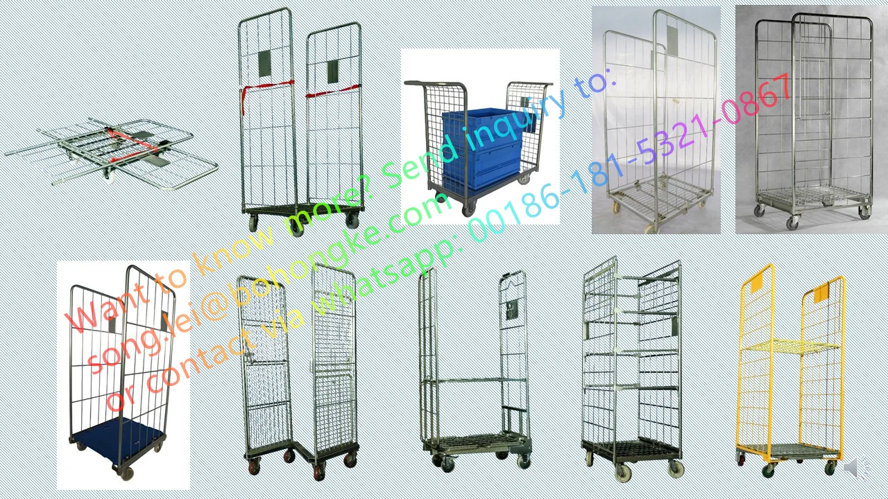 Bhk25 A23 Two-sided Opening Trolley Cart Custom Design Stillage Trolley ...