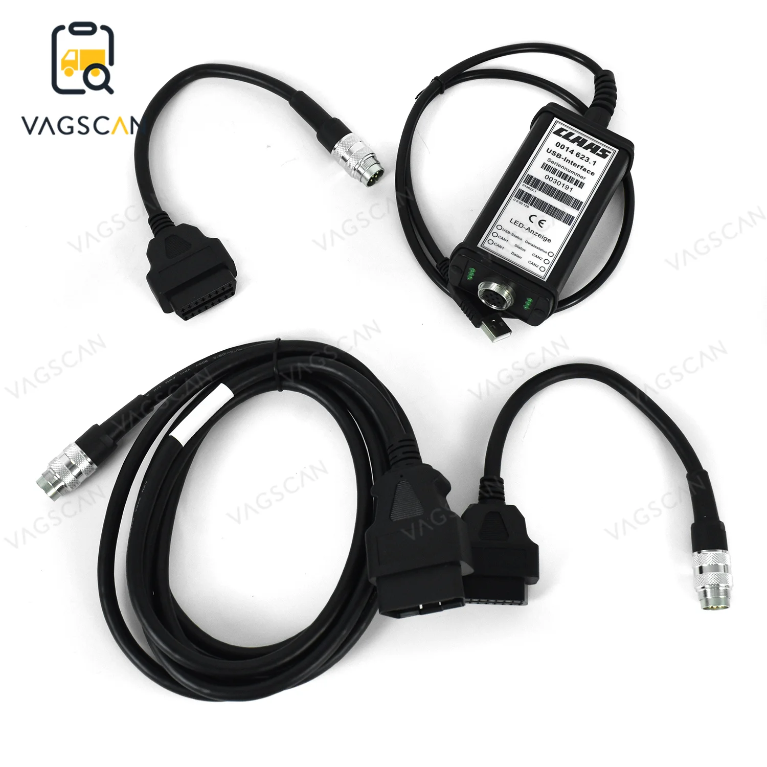 Truck Diagnostic Tool Interface For Claas +manual + Spare Parts ...